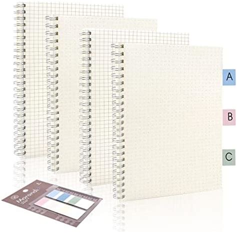 Pack Spiral A Notebook Pages Sheets Dot Grid Notebook A PP Cover Spiral Dotted