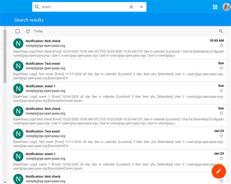 On Search Result Display The Folder Containing The Email And Highlight