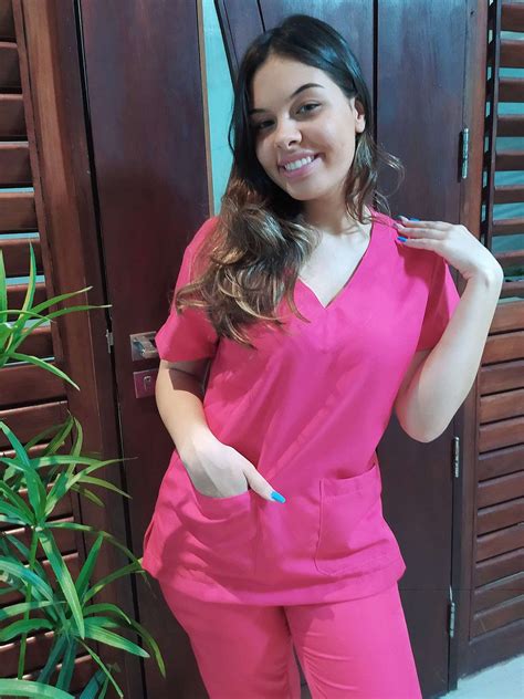Scrubs Cirúrgico Pink Gabardine Oferta Especial Para Você Só Na Zálix