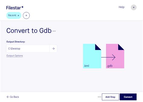 filestar convert kml to gdb