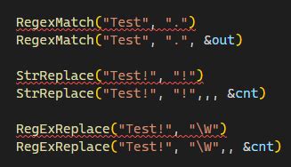 Functions Reporting Errors Due Optional Operator Issue Thqby Vscode Autohotkey