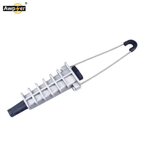 Basic Customization Ftth Adss Fiber Optic Drop Wire Cable Plastic Clamp