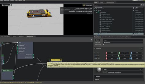 Error Can T Use Action Graph And Articulation Controller To Control