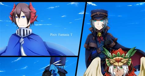 Pixivファンタジアt 【pft】青は謳う 空冥のマンガ 【暁紅導く青閃】 【シアノコリス】 【遊翼民族アラチャスカ】 Pixiv