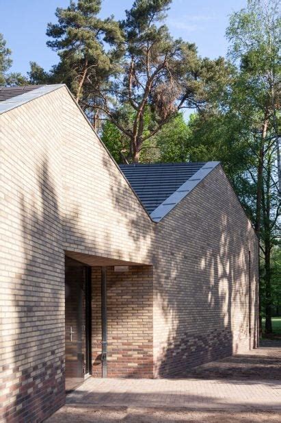 Angular Brick Clad Theatre By Reset Architecture Sits In A Woodland