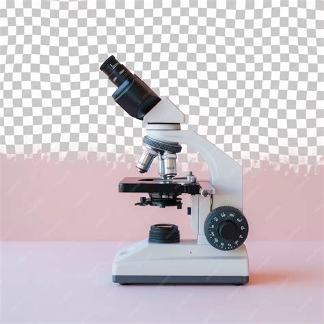 Premium Psd A Microscope With A Black Dial And A Black Dial