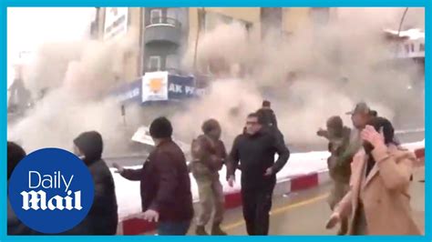 Six Storey Building Collapses Turkey After Earthquake Ehkou