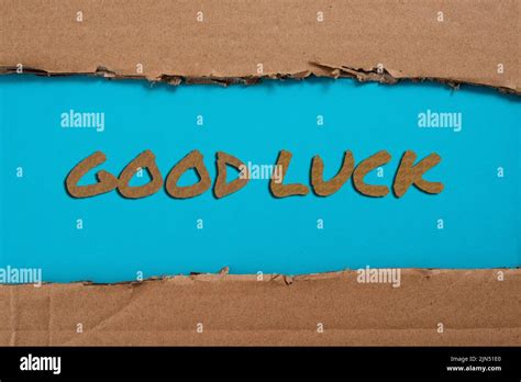 Inspiration Showing Sign Good Luck Business Approach A Positive