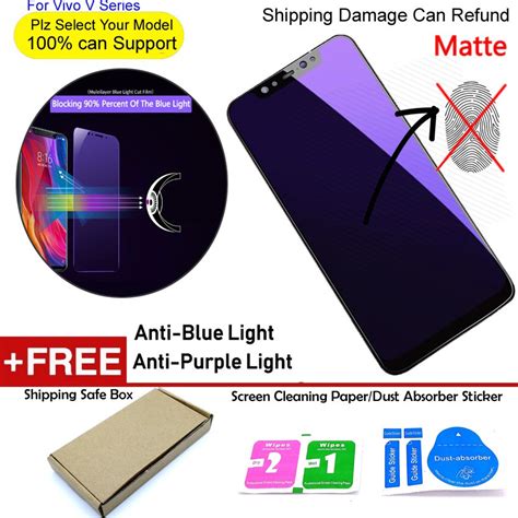 Vivo V Pro V V SE V Pro V V E X Anti Blue Light Matte Tempered Glass Shopee Malaysia