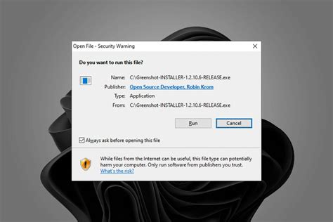 Windows 11 Warning Icon