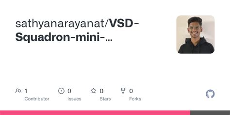 Github Sathyanarayanat Vsd Squadron Mini Internship