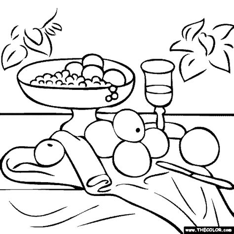 Famous Paintings Coloring Pages Page 6