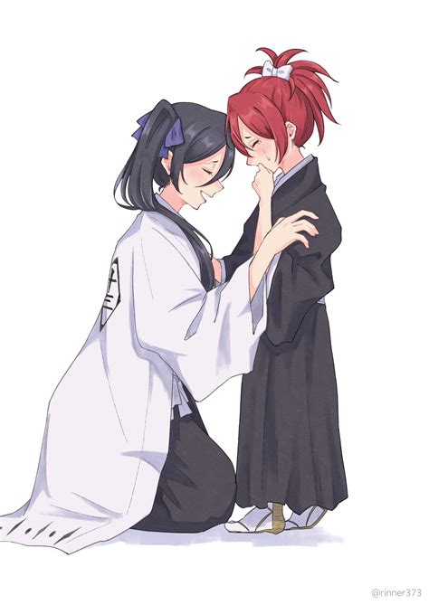 Kuchiki Rukia And Abarai Ichika Bleach And 1 More Drawn By Rinner373