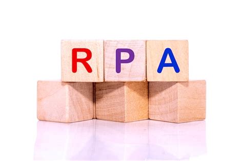 Premium Photo Rpa Automation Of Robotic Processes The Inscription