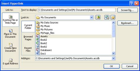 Creating A Hyperlink Hyperlink Editing Microsoft Office Excel