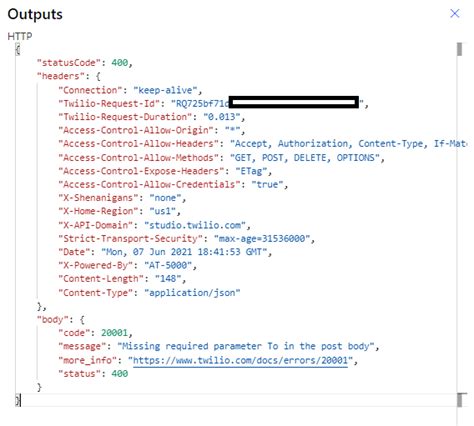 Power Automate Twilio Post Error Stack Overflow