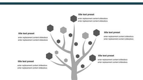 Illustrated Tree Diagram Featuring Various Branch Types Powerpoint