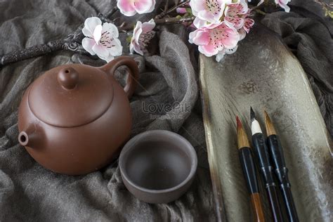 Chinese Ink And Ink Calligraphy Tea Ceremony Picture And Hd Photos