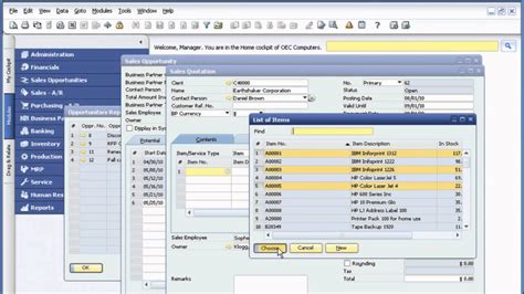 SAP Business One Demo de CRM en español mp4 YouTube