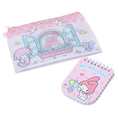 Sanrio 日本正版 My Melody 文具 筆袋 Memo 屋 興趣及遊戲 手作＆自家設計 文具 Carousell