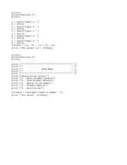 Homework 1 Py Print Print Exercise 1 Print A Input Input A A Int