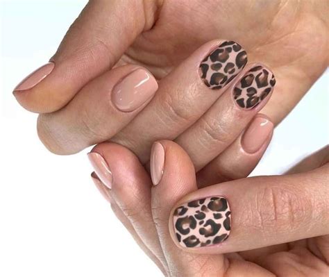 Леопардовый маникюр оригинальный и стильный нейл дизайн Nagels