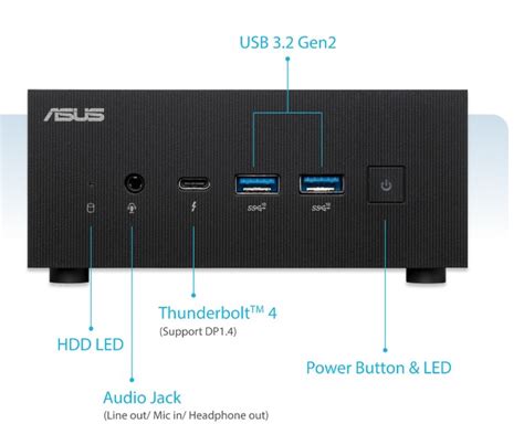 华硕新款expertcenter Pn64 E1迷你主机，升级i7 13700h、双雷电4、可实现双25g网孔 发烧友