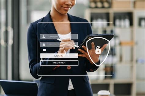 Premium Photo Cyber Security Concept Login User Identification