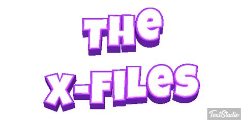 The X Files Brand Animated  Logo Designs