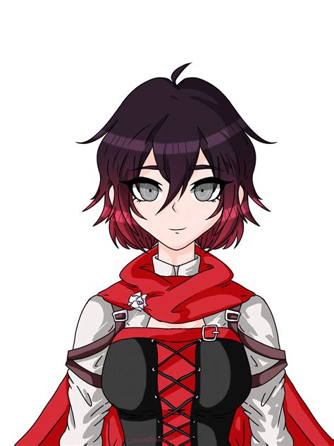 Ruby Rose Danganronpa Sprite By Samurai Sensation On Deviantart