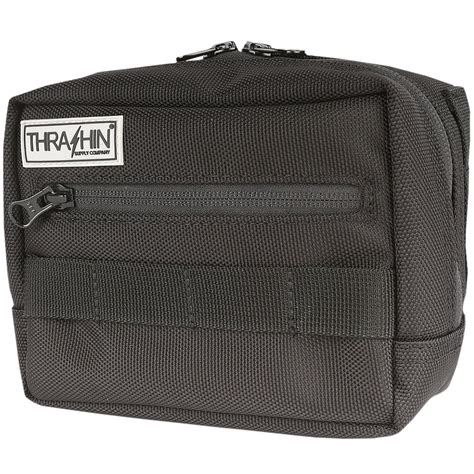 Thrashin Supply Co Handlebar Bag Black Lowbrow Customs