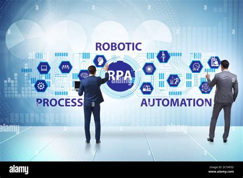 Concept Of The RPA Robotic Process Automation Stock Photo Alamy