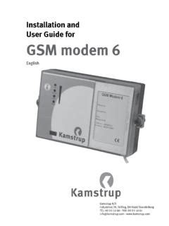 Installation And User Guide For GSM Modem Installation And User Guide For Gsm Modem