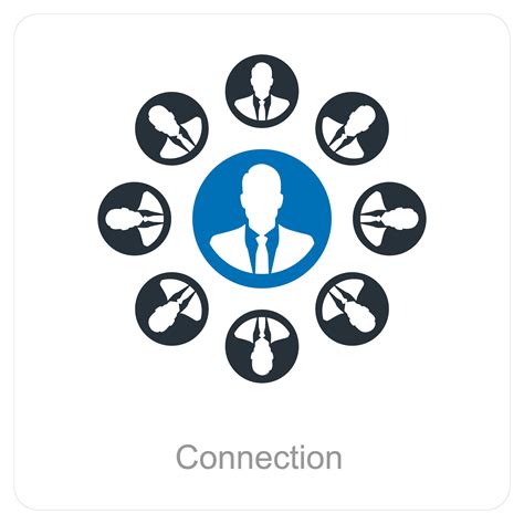 Connection And Network Icon Concept 25903674 Vector Art At Vecteezy