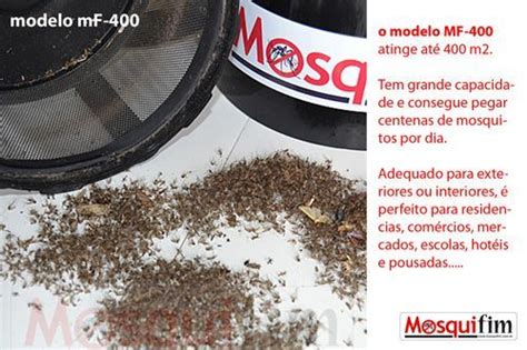 Armadilha mata Mosquitos Mosquifim MF Pernilongos Muriçoca Dengue ecológica