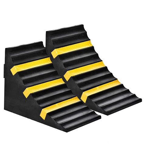2 Pack Wheel Chocks Heavy Duty Extra Large Industrial