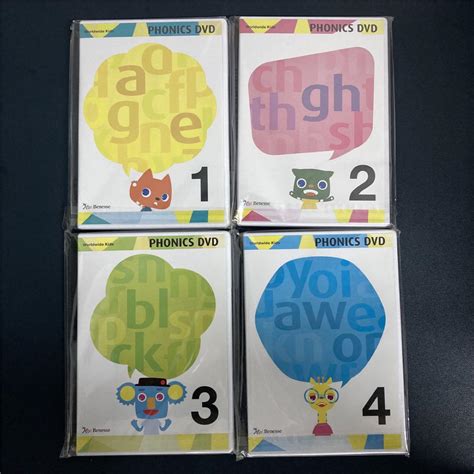ワールドワイドキッズ フォニックス Dvd全巻1～4 メルカリ