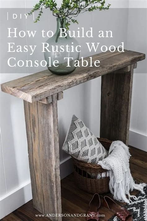 How I Built A 2650 RH Inspired Console Table For Free In 2024 Diy
