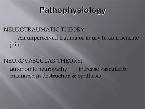 Charcot Joint Neuropathic Joint Pptx