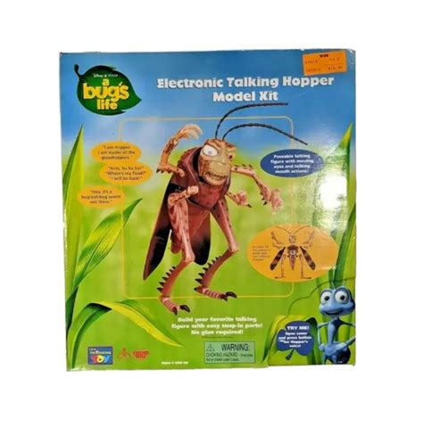 Disney Pixar A Bugs Life Electronic Talking Hopper Model Kit Toy Vtg