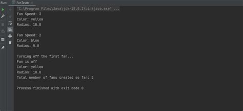 Solved Design A Class Named Fan To Represent A Fan The Class