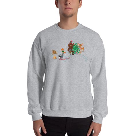South Park Woodland Critters Fleece Crewneck Sweatshirt South Park Shop