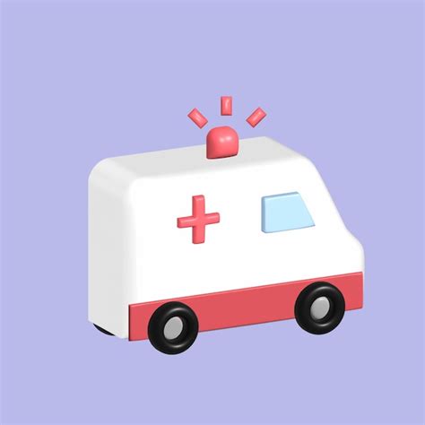 응급 처치 응급 개념 현실적인 3d 개체 만화 스타일 벡터 다채로운 그림 프리미엄 벡터