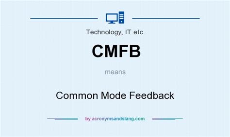 cmfb common mode feedback in technology it etc by