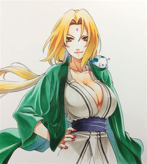 Tsunade And Katsuyu Naruto And 1 More Drawn By Nekomaru Danbooru