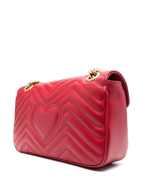 Gucci Gg Marmont Small Leather Matelassé Shoulder Bag Farfetch