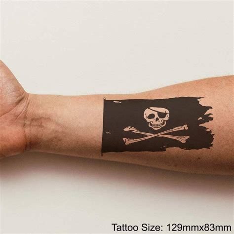 Jolly Roger Flag Tattoo