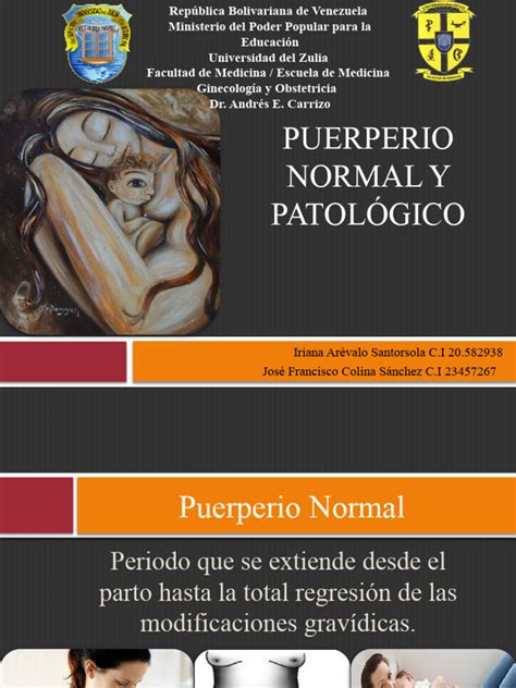 Puerperio Normal Y Patológico Pdf