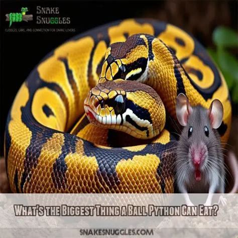 Ball Pythons Beyond Mice Exploring Alternative Food Sources