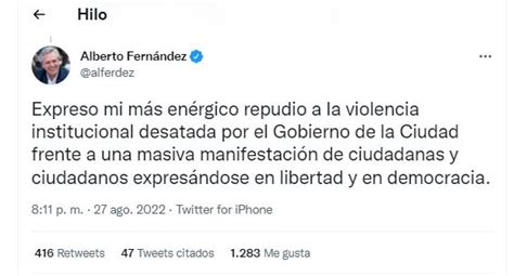 Alberto Fernández cargó contra el Gobierno de la Ciudad por los